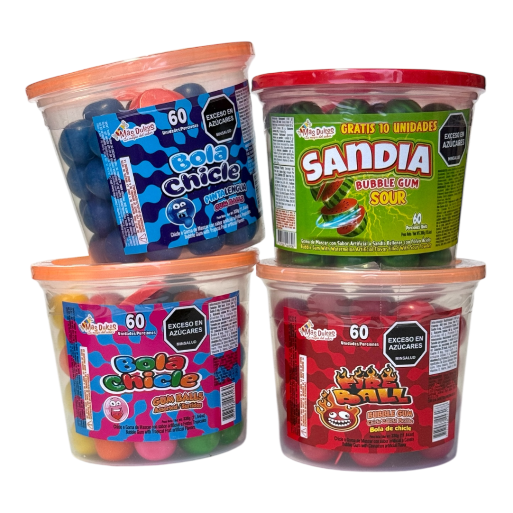 BOLA CHICLE TARRO X 60UND - Distribuidora El Palacio de los dulces